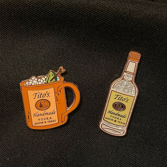 Jewelry | Titos Vodka Copper Glitter Enamel Pin Lot Moscow Mule Ginger ...